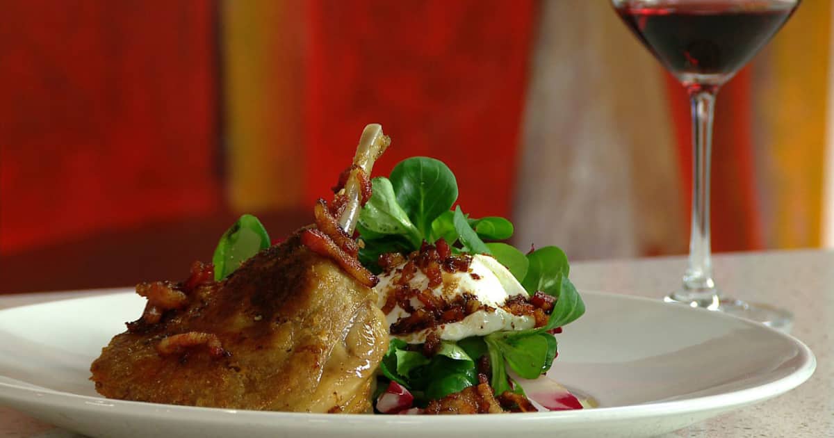 Recette de salade de confit de canard | Zeste