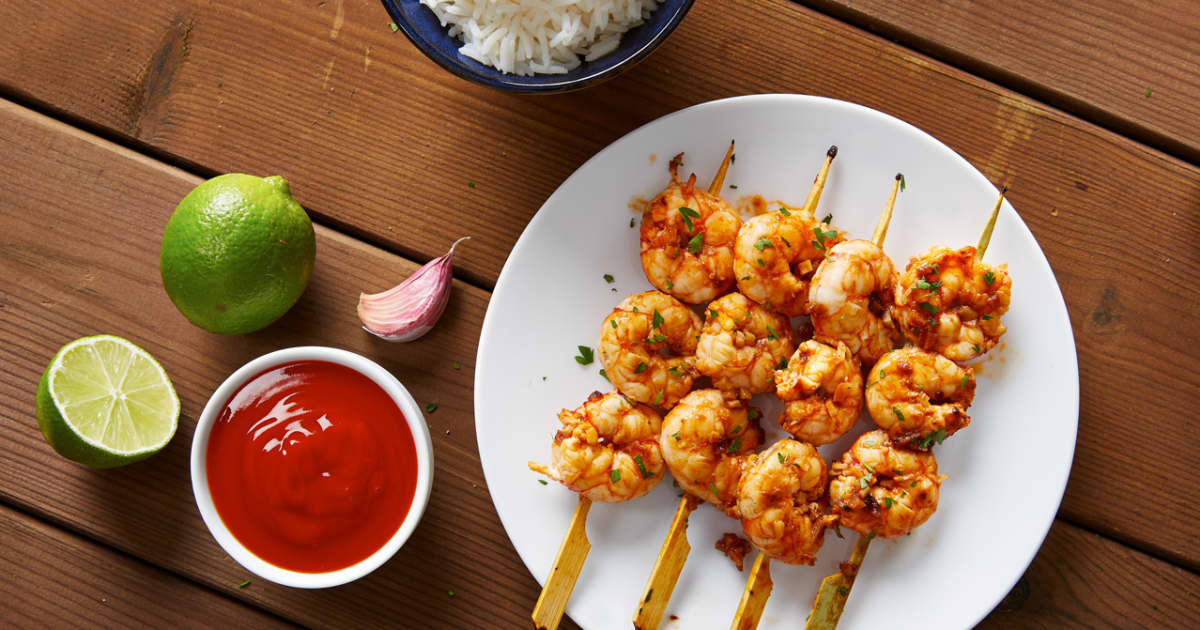 Crevettes BBQ à la menthe et au Grand Marnier | Zeste