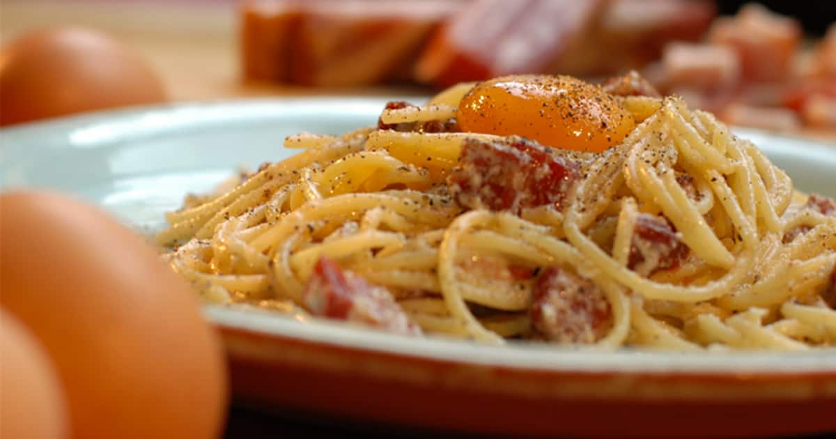 Recette de spaghetti carbonara | Zeste