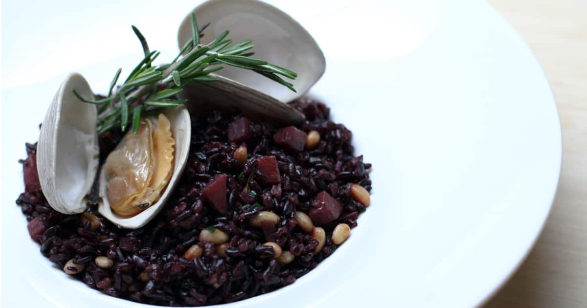 Riz interdit aux palourdes poêlées | Zeste