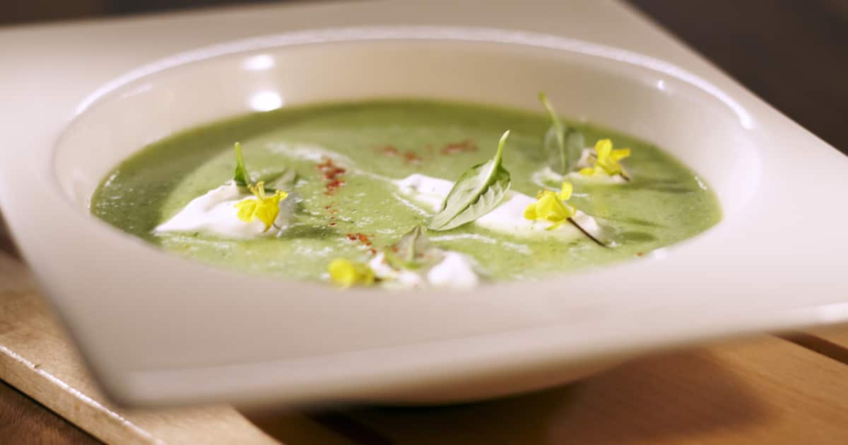 Gaspacho vert aux herbes | Zeste