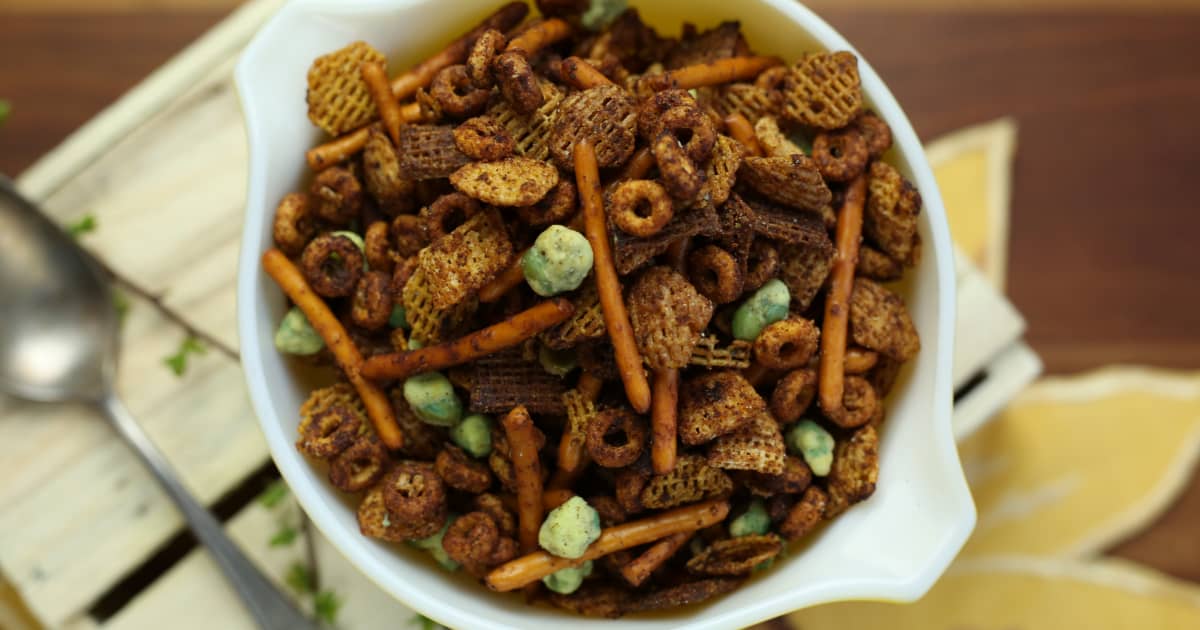 Grignotines « Party Mix » maison | Zeste