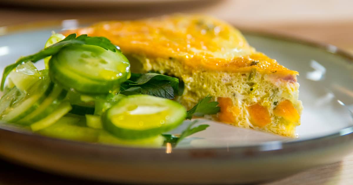 Recette de quiche sans croûte | Zeste