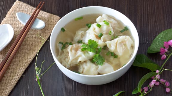Soupe won ton classique | Zeste