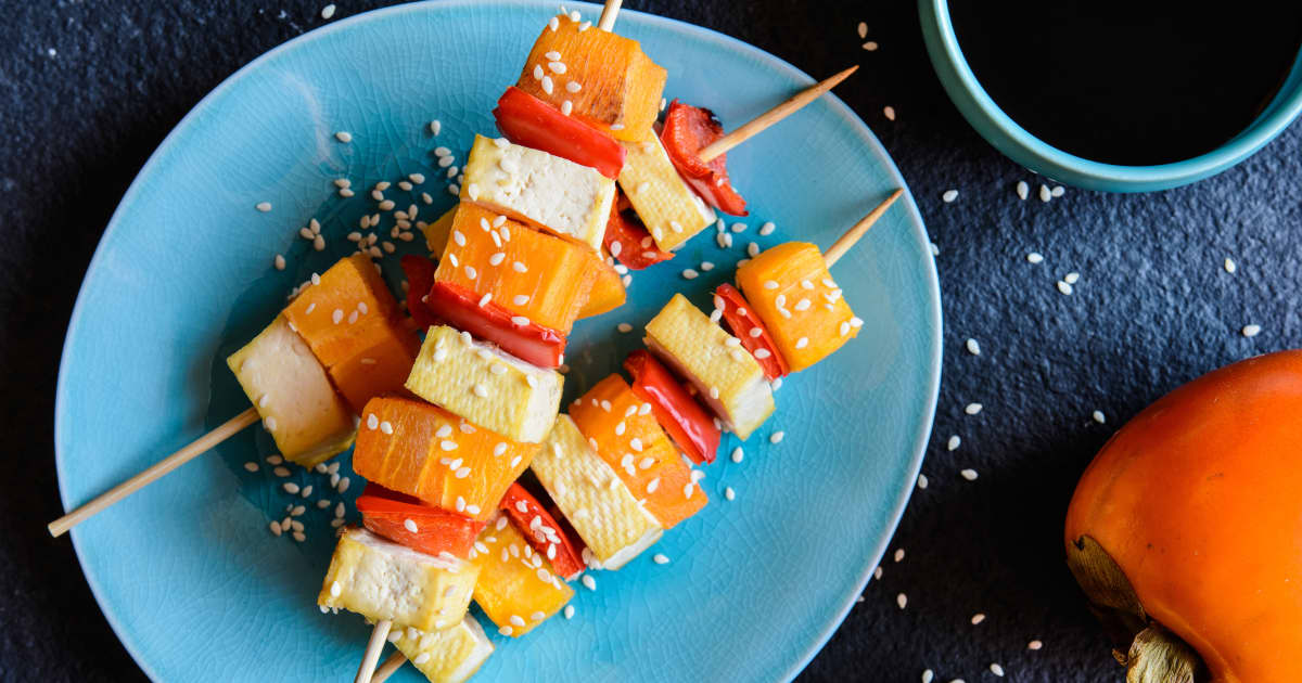 Recette de brochettes de tofu au sésame | Zeste