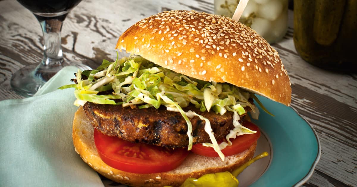 Recette de végé burger | Zeste