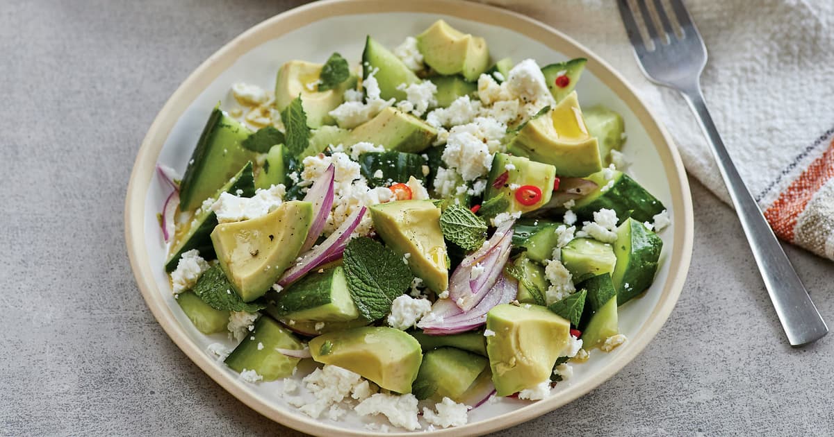 Salade de concombres 5 minutes | Zeste