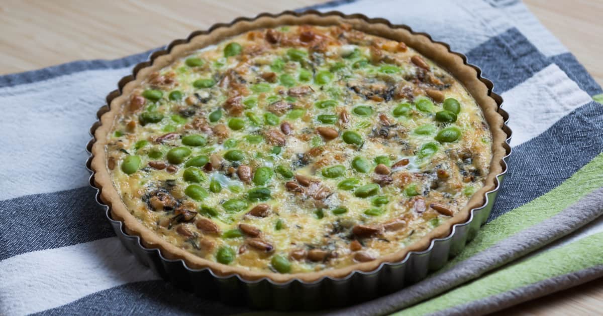 Tarte Salée Aux Edamames Et Au Fromage Bleu Zeste
