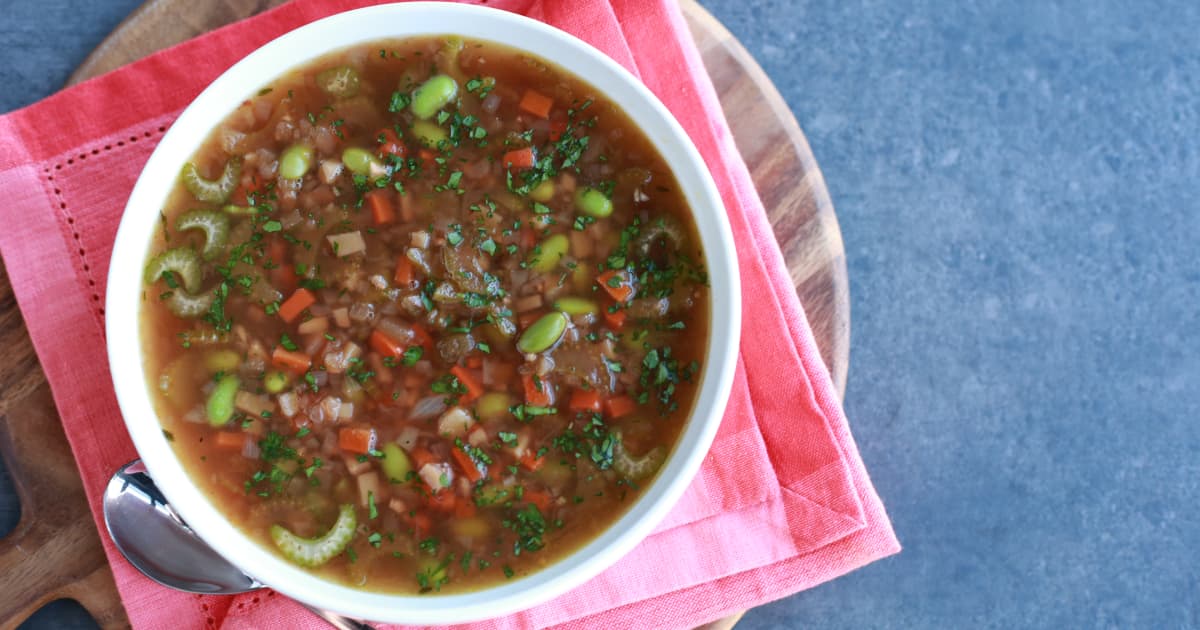 Consommé jardinier | Zeste