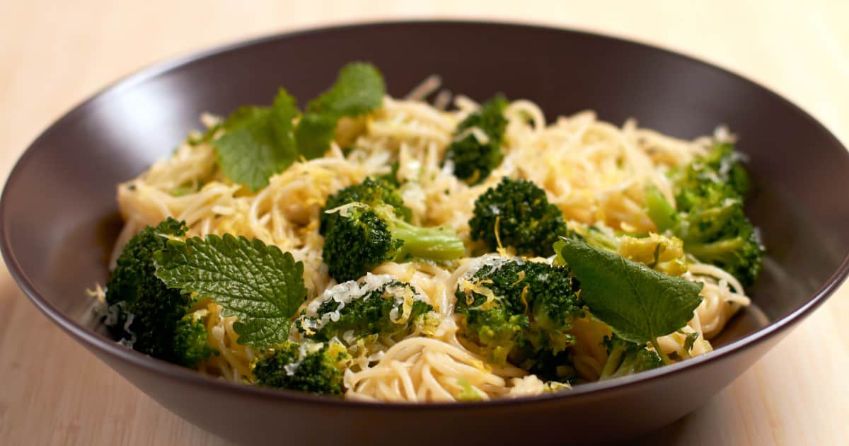 Recette de cheveux d'ange au brocoli | Zeste