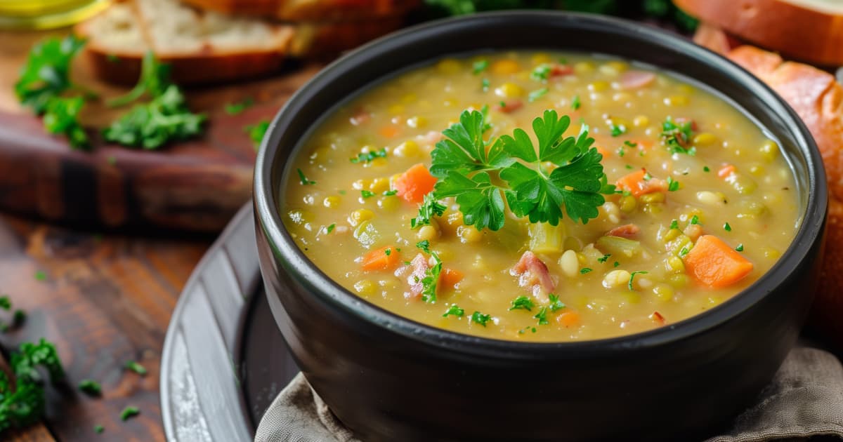 Soupe aux pois (mijoteuse) | Zeste