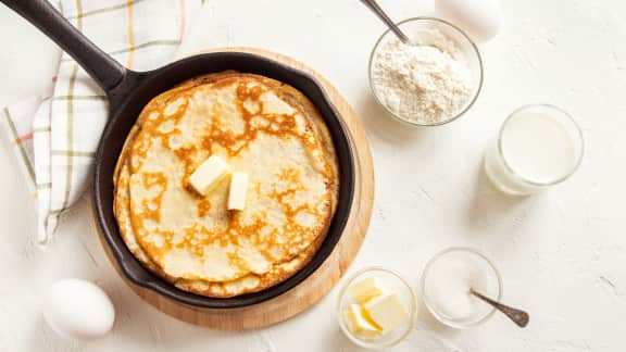 Les crêpes fines | Zeste