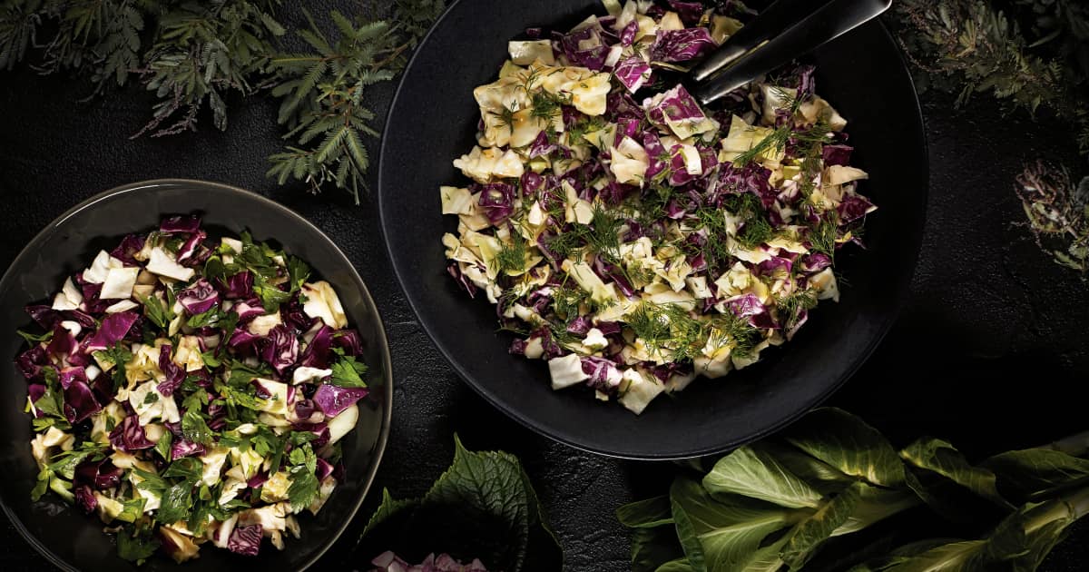 Salade de chou crémeuse et traditionnelle | Zeste