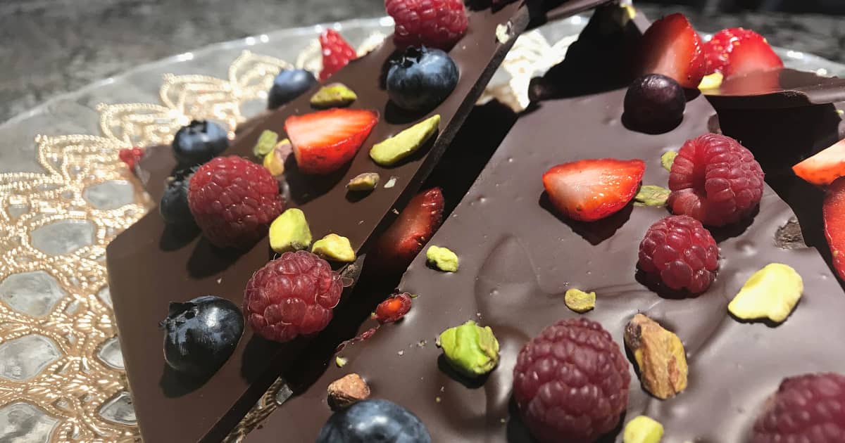 Recette de tuiles choco-fruits | Zeste