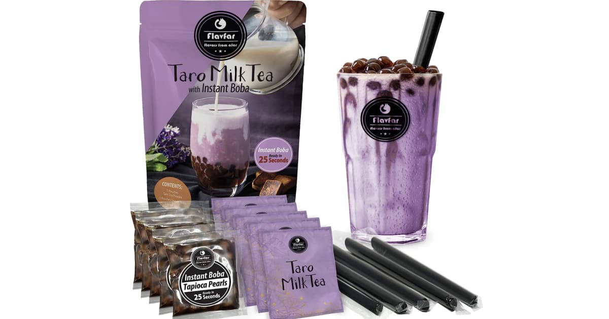 On a essayé le kit de bubble tea maison d'Amazon et voici ce qu'on en ...