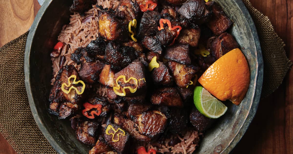 Griot, bananes pesées et riz collé | Zeste