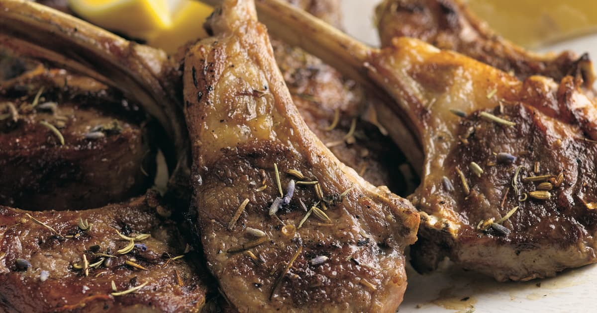 Côtelettes d'agneau aux herbes de Provence | Zeste