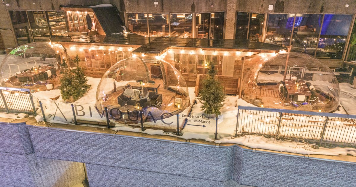 3 restaurants où déguster un repas sous un dôme cet hiver | Zeste