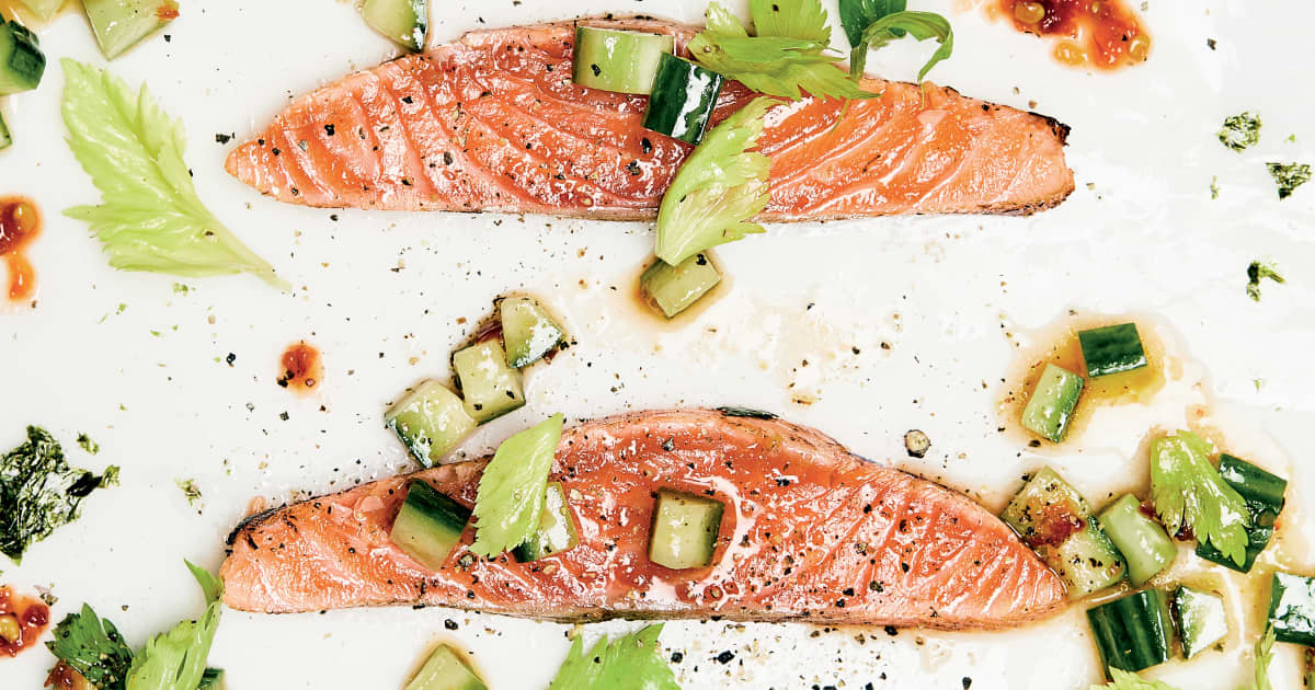 Recette de gravlax de saumon façon tataki | Zeste