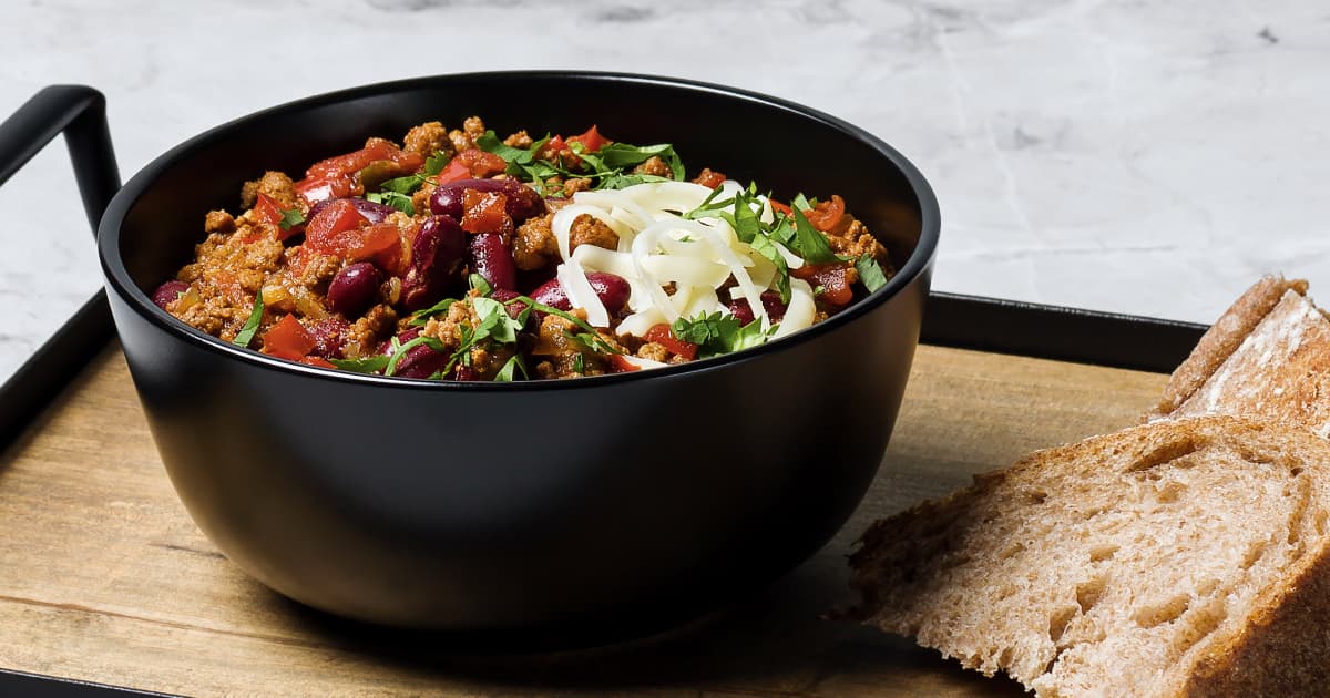 Recette de chili de semaine à la mijoteuse | Zeste