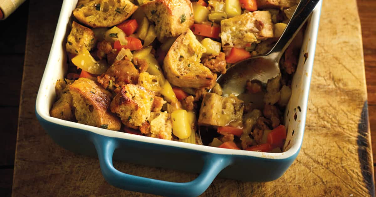 Recette de farce du temps des Fêtes | Zeste