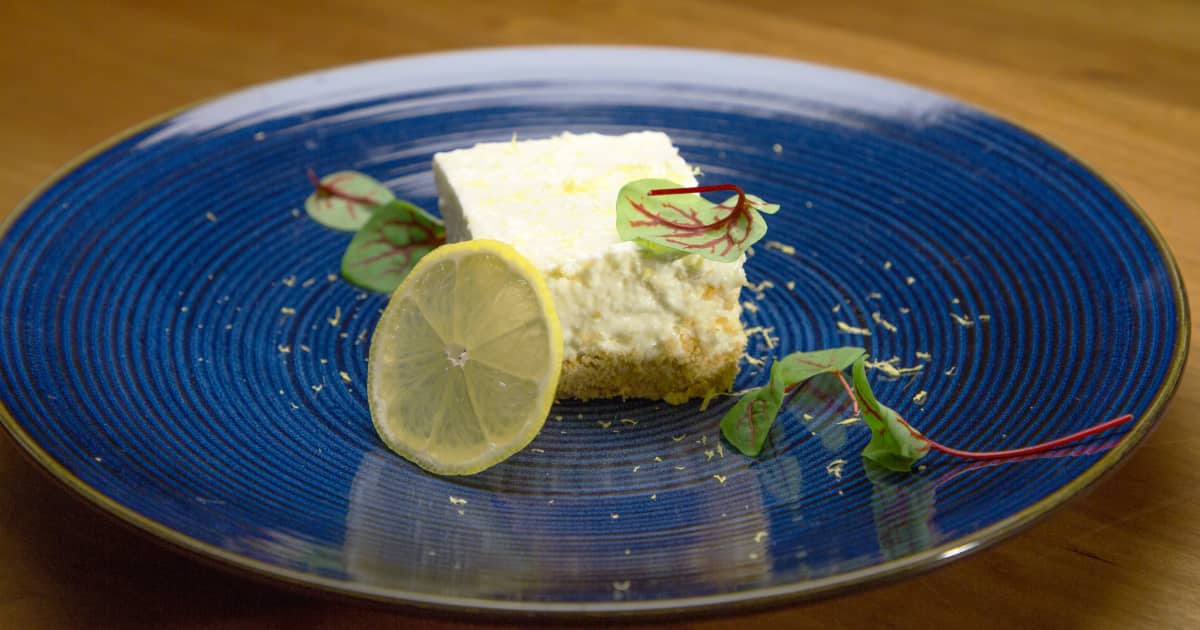 Carré au citron et fromage | Zeste