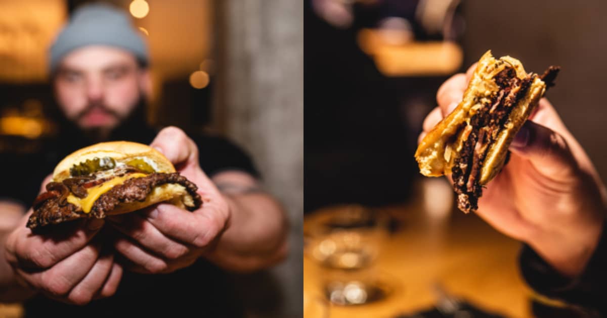 On a testé les smash burgers de Chez Simon Cantine Urbaine et voici ...