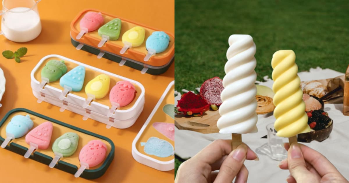 5 moules adorables et pas chers pour vos popsicles maison | Zeste