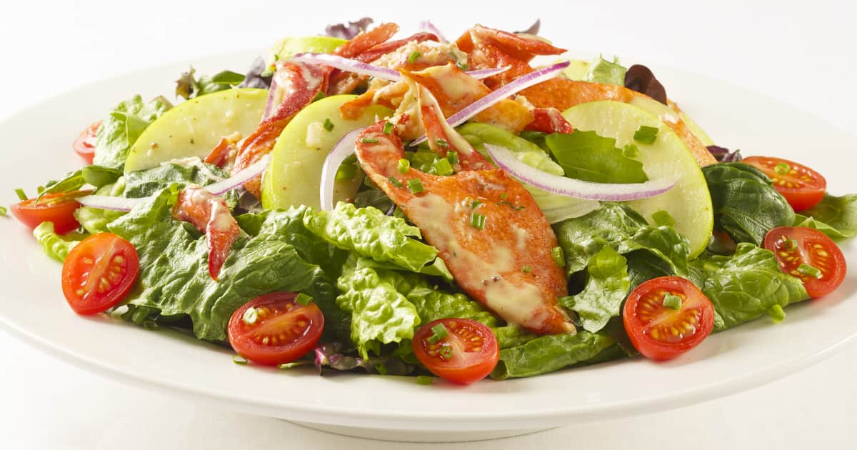 Recette de salade de homard et pomme verte | Zeste