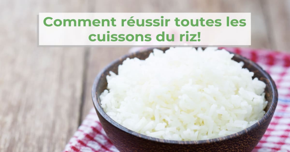 Comment réussir toutes les cuissons du riz | Zeste