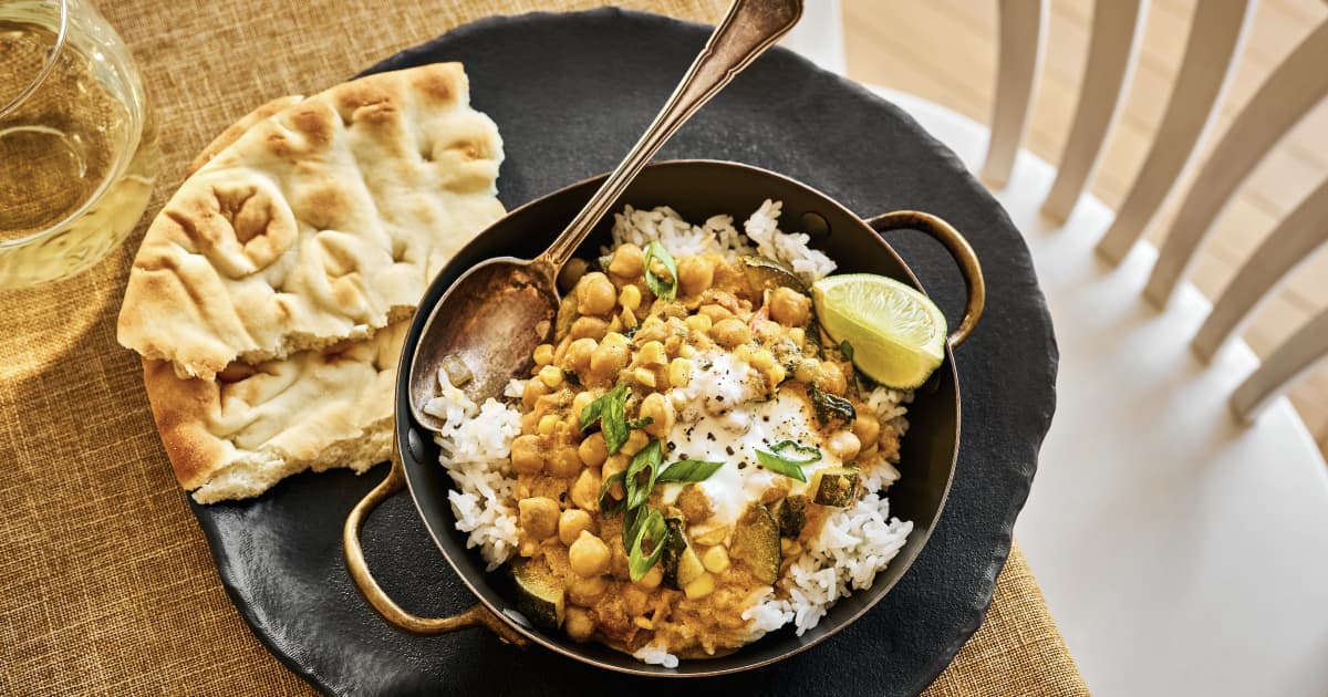 Cari maïs et pois chiches | Zeste