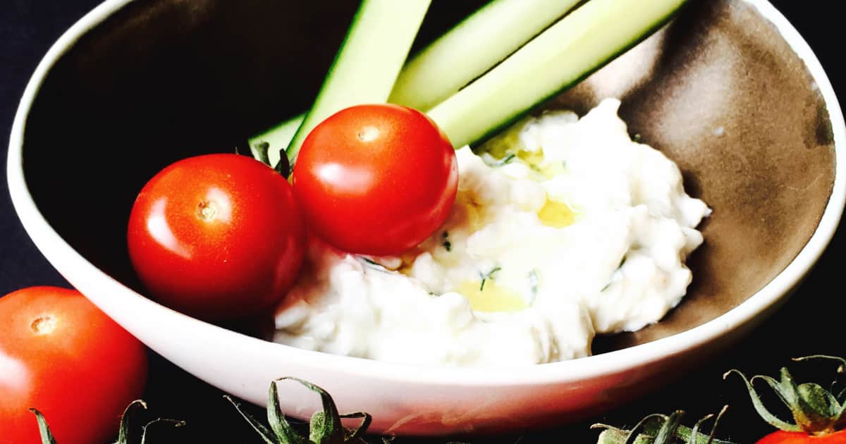 Recette de fromage cottage à l'aneth | Zeste