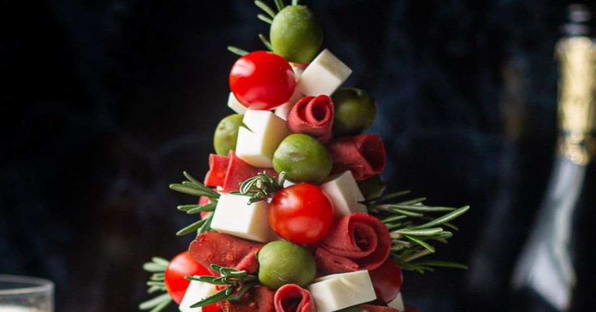 Comment réaliser le sapin de charcuterie des potlucks | Zeste
